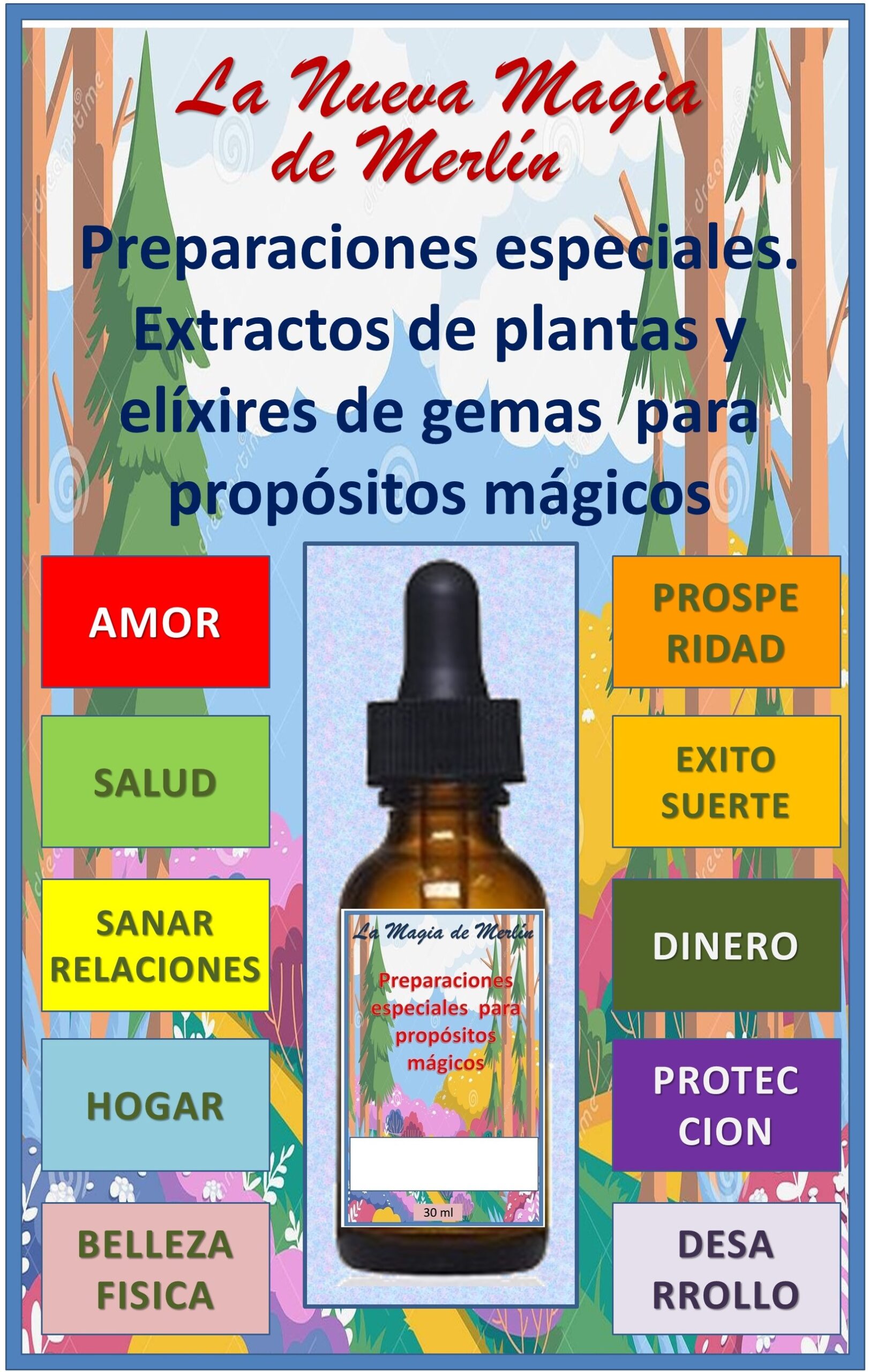 POCIONES MAGICAS – La Nueva Magia de Merlin